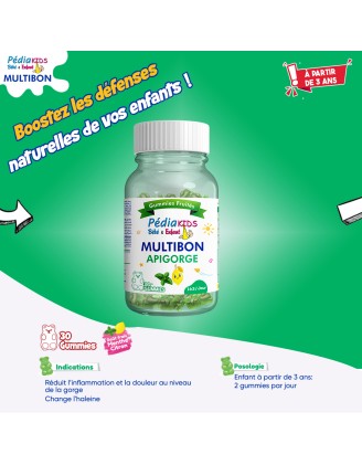 Pédiakids MULTIBON APIGORGE - 30 Gummies