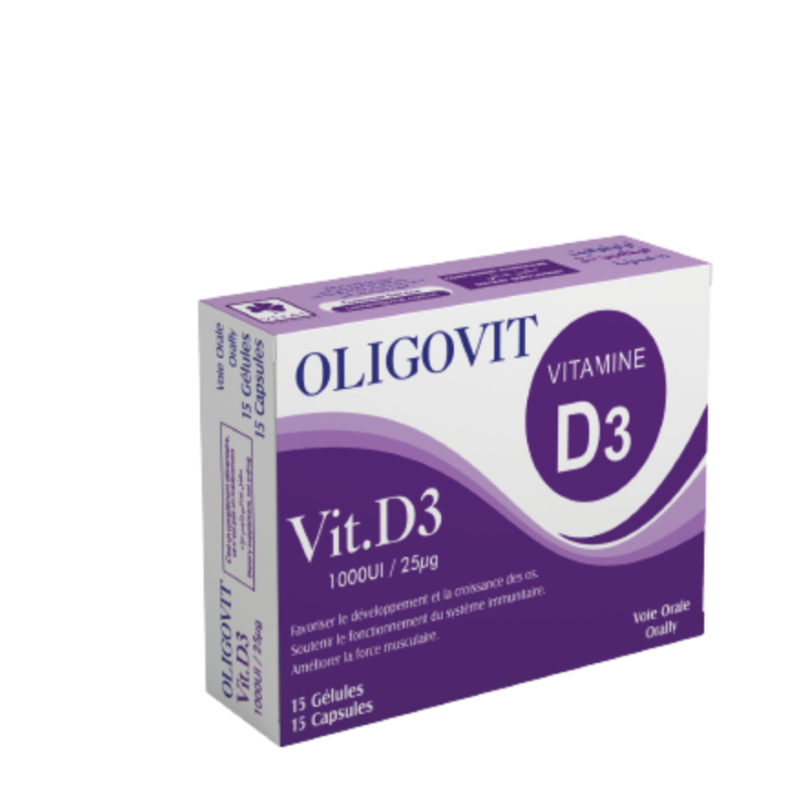 OLIGOVIT VITAMINE D3DÉVELOPPEMENT DES OS -VITAL 15 GEL